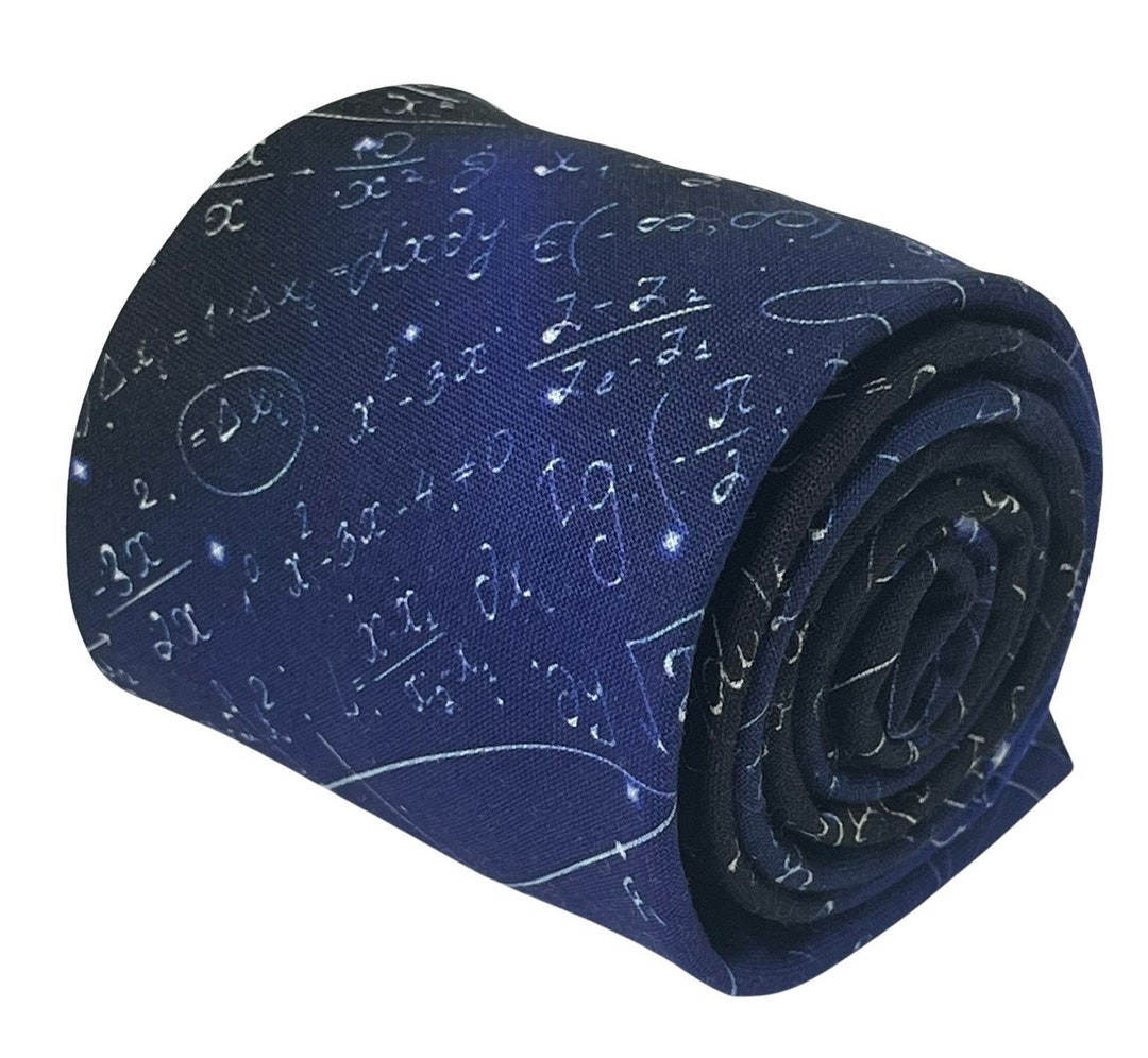 Frederick Thomas Navy Dark Blue Starry Sky Style Maths Equations ...