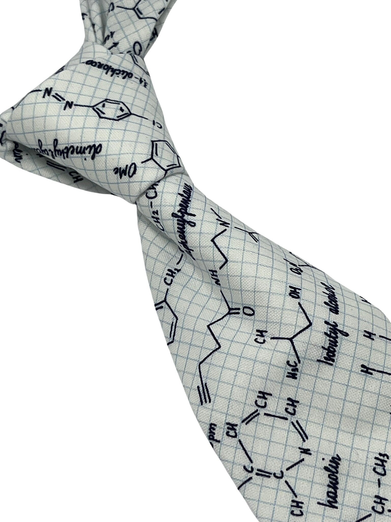 Frederick Thomas Ivory Cream Mens Tie With Chemical Equation Science - Etsy