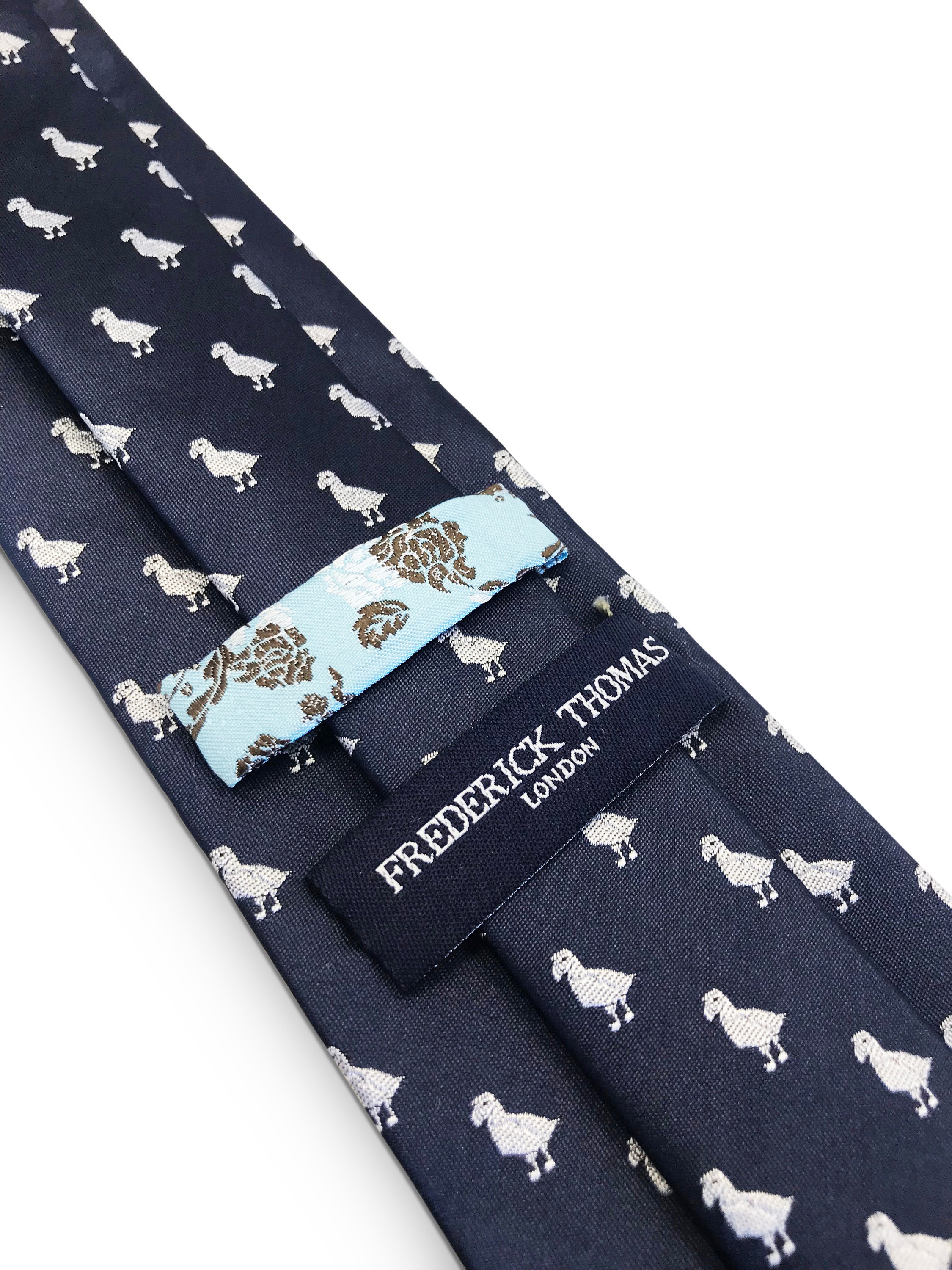 Navy Blue Men-s Tie With Dodo Bird Design Classic Necktie by - Etsy UK