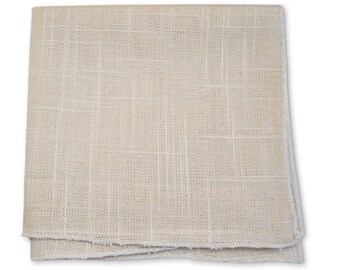 Ivory Pocket Square - Etsy
