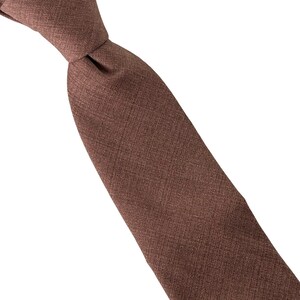 Frederick Thomas Matching Dusky Dusty Earthy Red Brick Bamboo Mens Tie ...