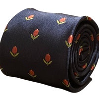 Women Tie With Rose, Cotton Flowers Tie, Jewelry Women Ties, Embroidery ...