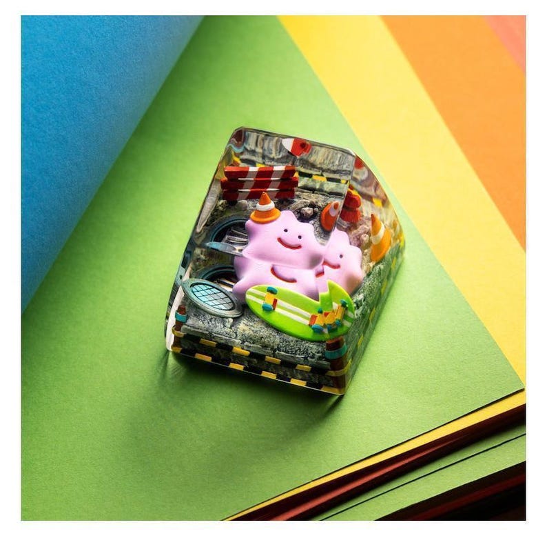 DITTO Pokemon Resin Diorama Lamp, Custom Diorama Kit, Pokemon Gifts and ...