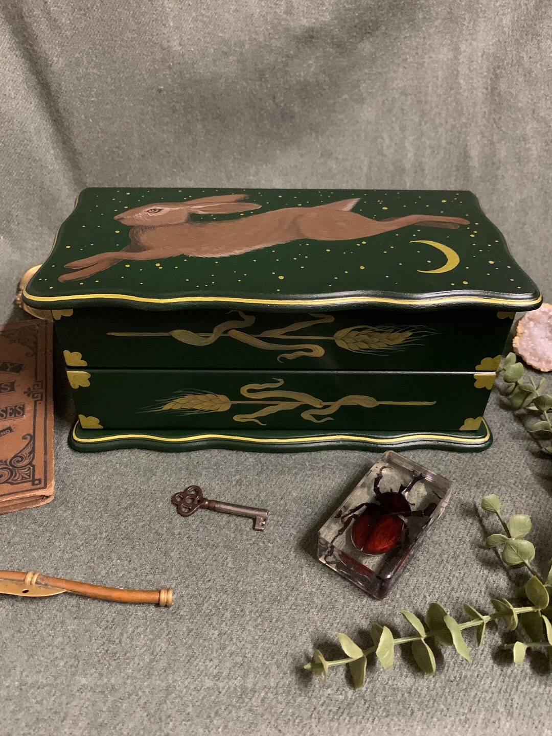 Hare Trinket Box - Etsy UK