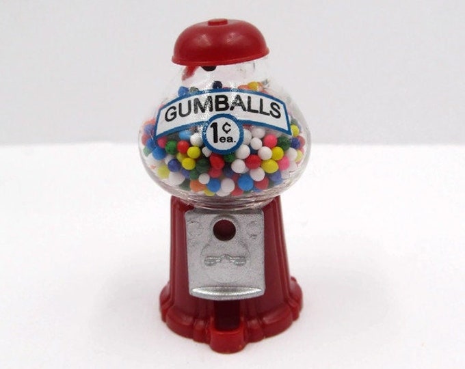 Miniature Gumball Machine, Mini Bubblegum Candy, Bubble Gum Tabletop ...