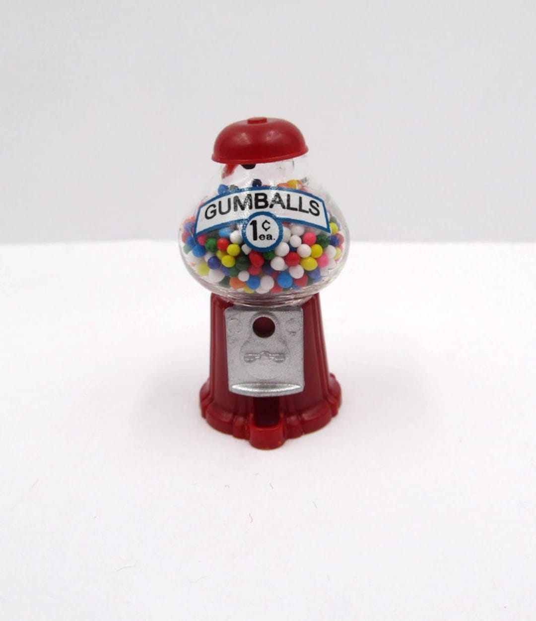 Miniature Gumball Machine, Mini Bubblegum Candy, Bubble Gum Tabletop ...