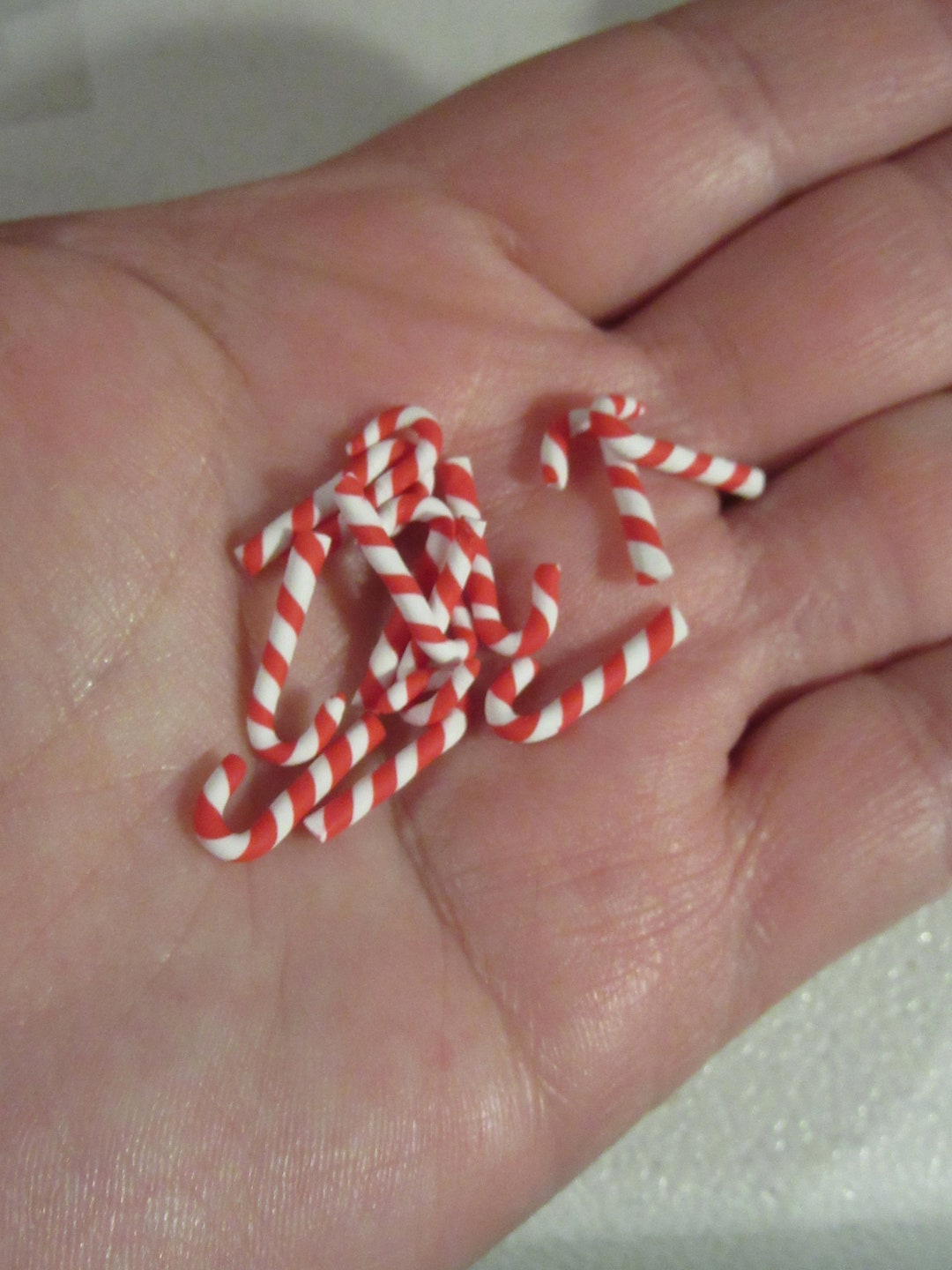 Miniature Candy Cane Set, Miniature Candy, Dollhouse Christmas Candy ...