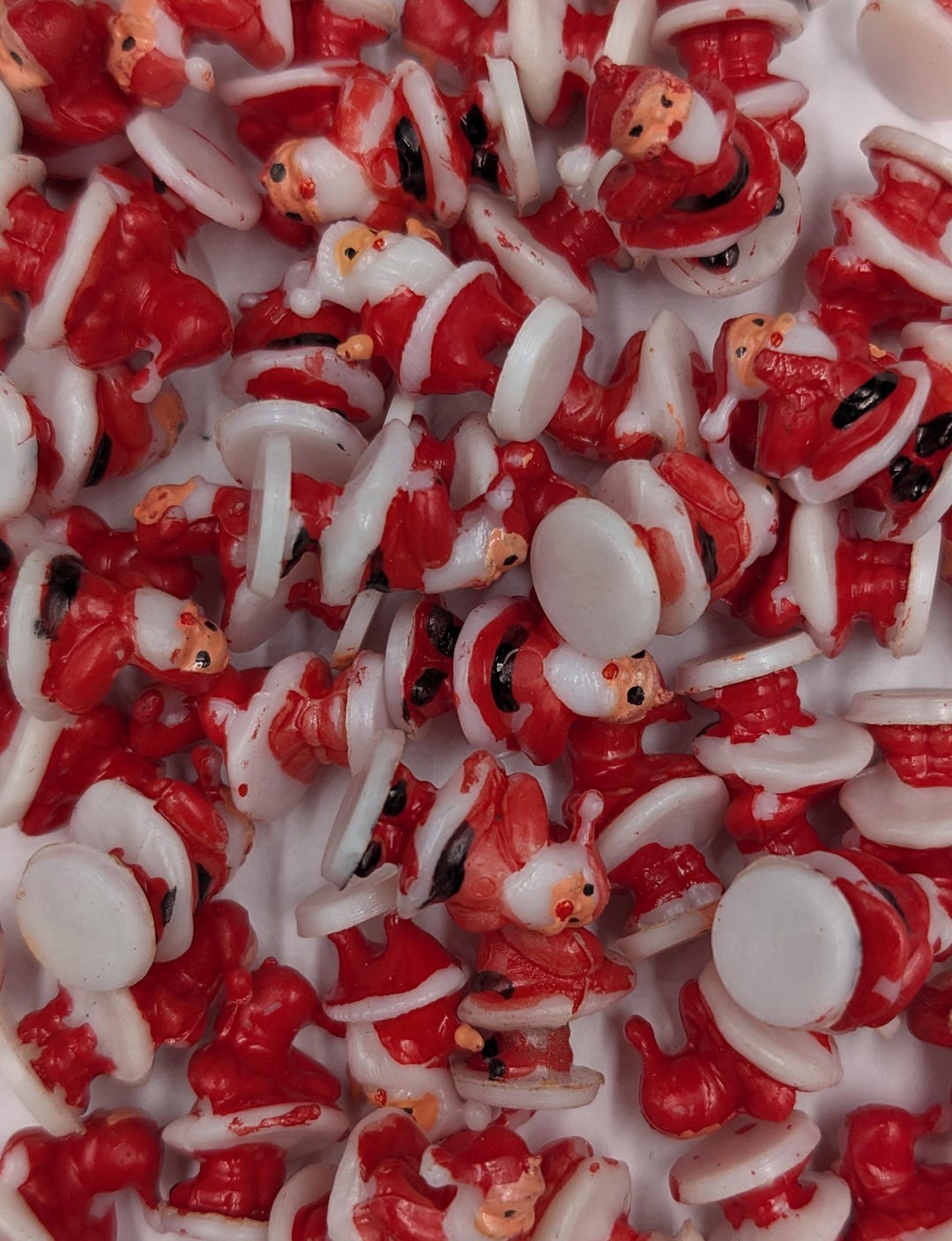 Vintage Miniature Santa Claus Set of 3, Mini Kris Kringle, Christmas ...