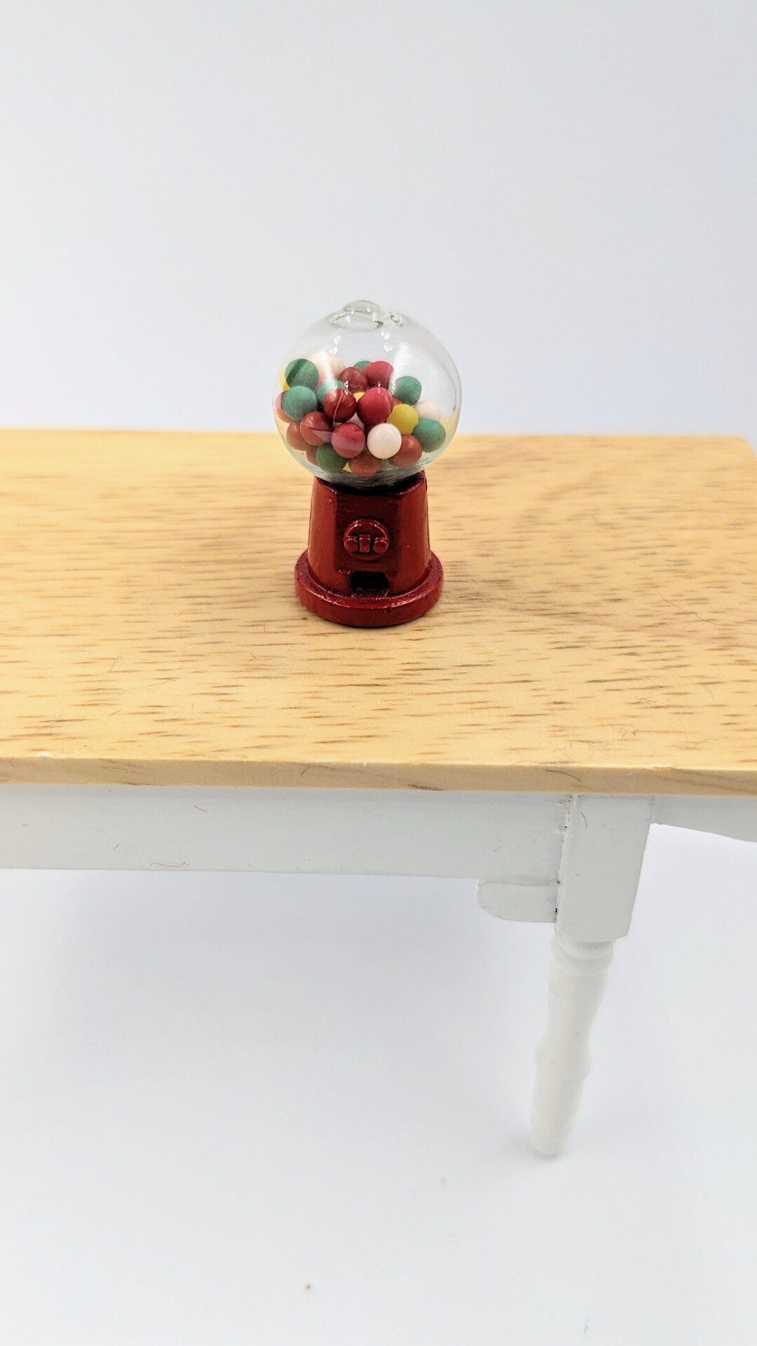 Miniature Red Gumball Machine 1 1/8" - Etsy