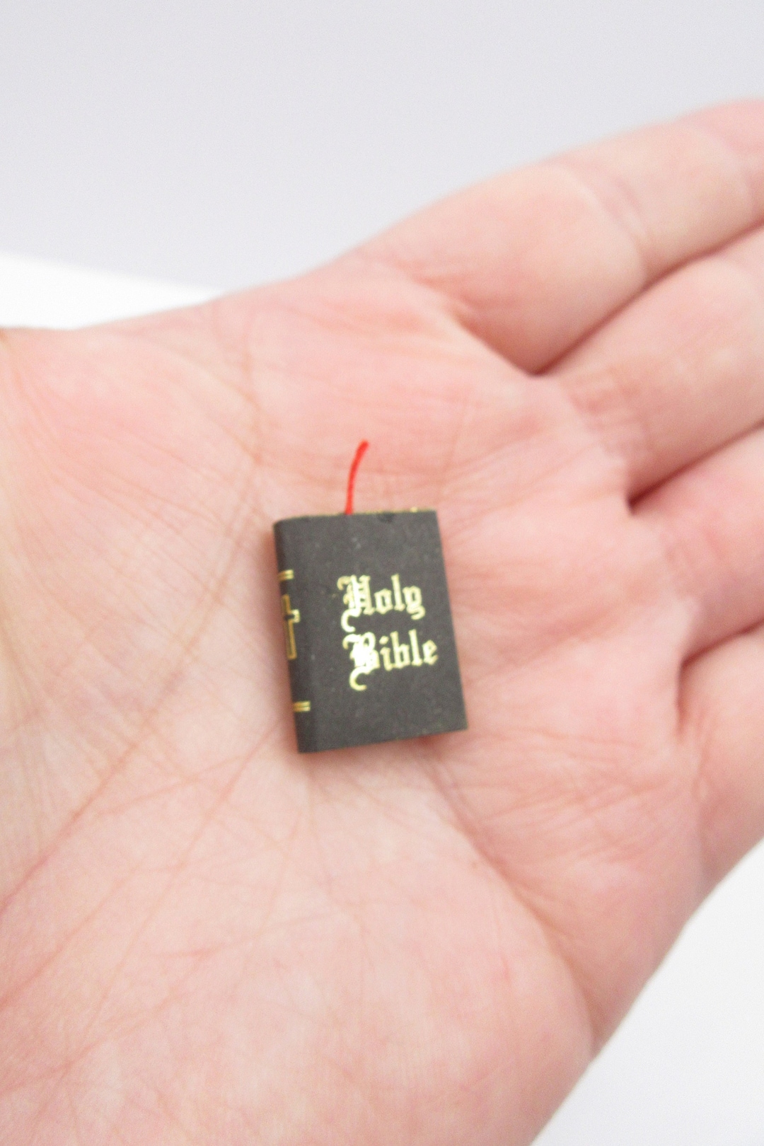 Miniature Holy Bible, Mini Black Bible, 1/12 Scale - Etsy