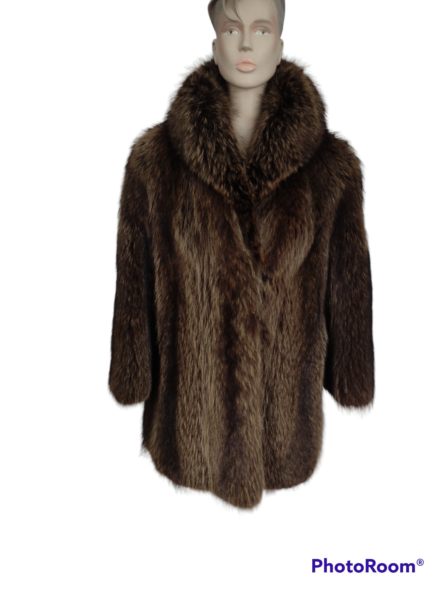 3/4 Marmot Fur Coat Vintage 80s Size 36/38FR - Etsy