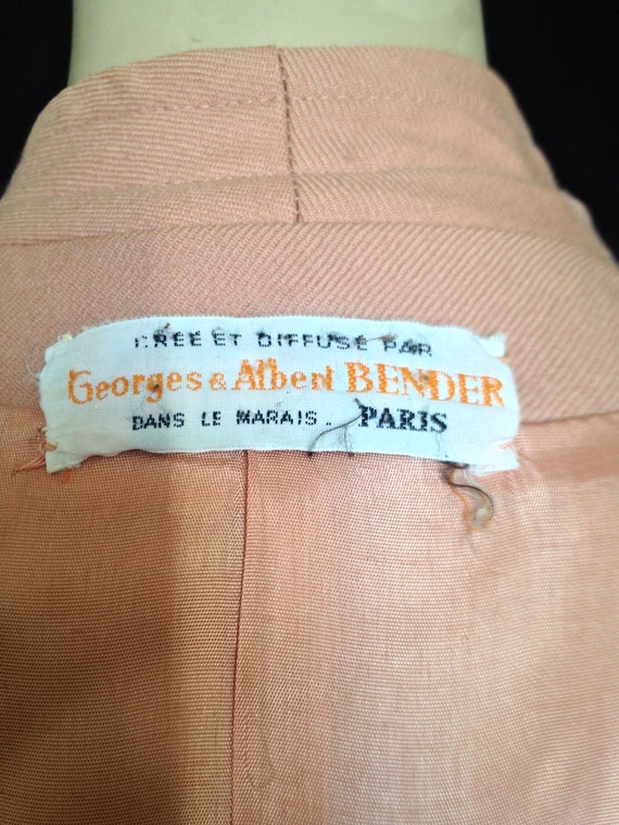 Georges and Albert BENDER - Pure wool jacket, powder … - Gem