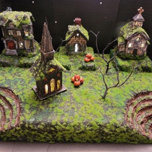 Spooky Village Display Halloween Scary Goth Gothic Gift - Etsy