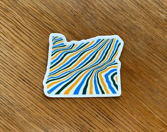 Oregon Native Sticker the Perfect Addition for Your Hydroflask Water ...