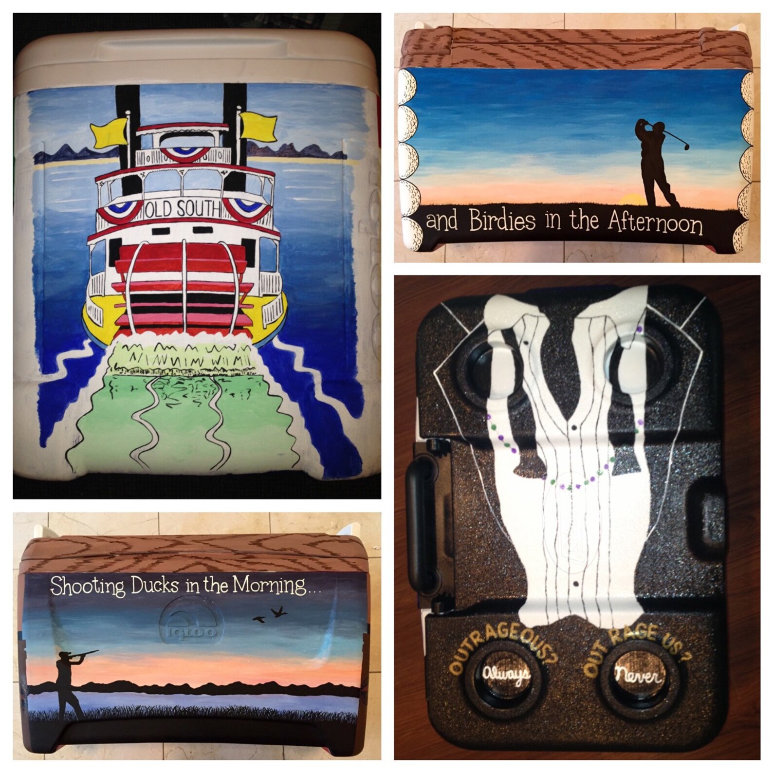 Custom Hand Painted Cooler - Etsy