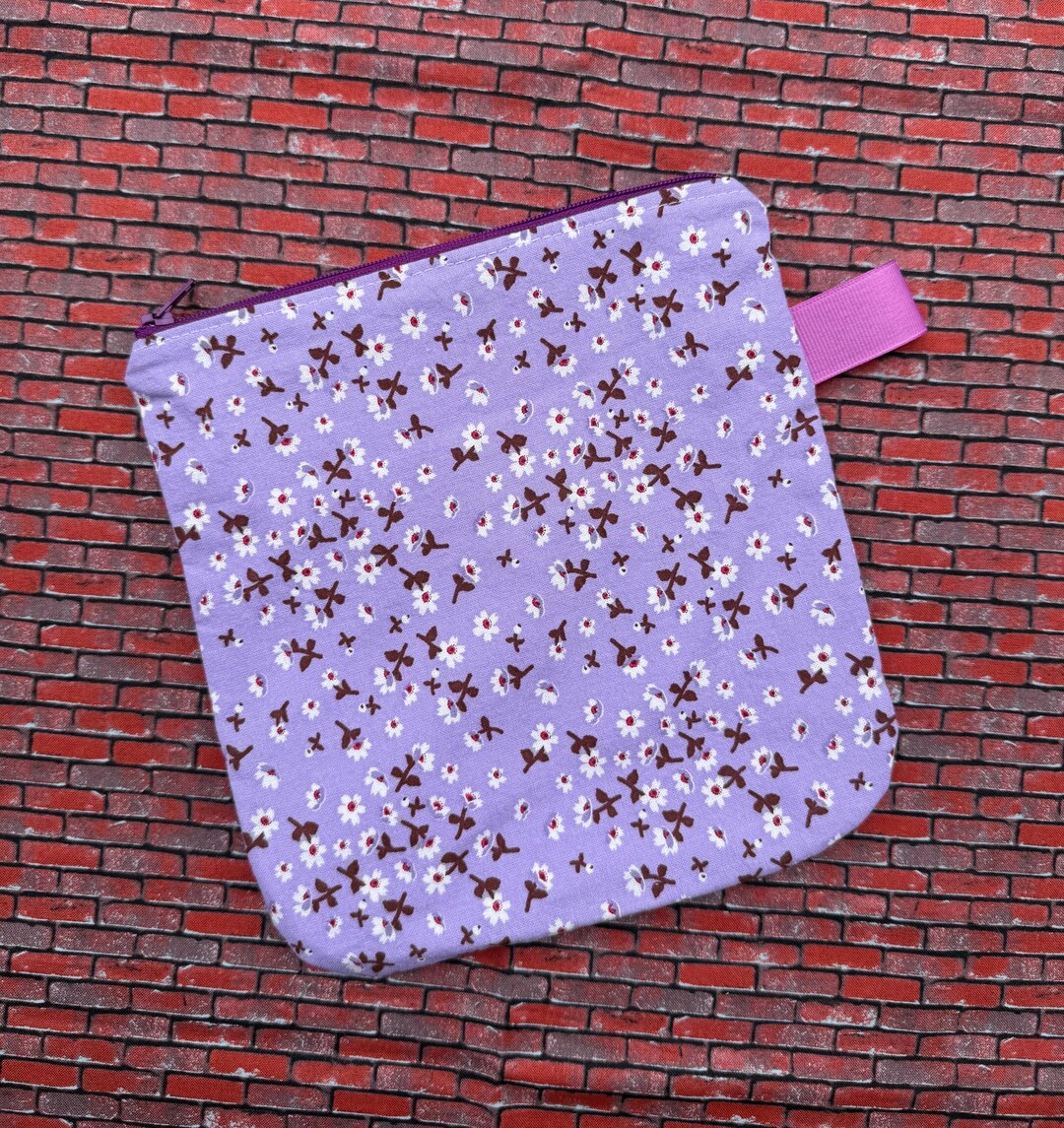 Cute Large Sandwich Bag With Foodsafe PUL Inside, Zippered Pouch for ...