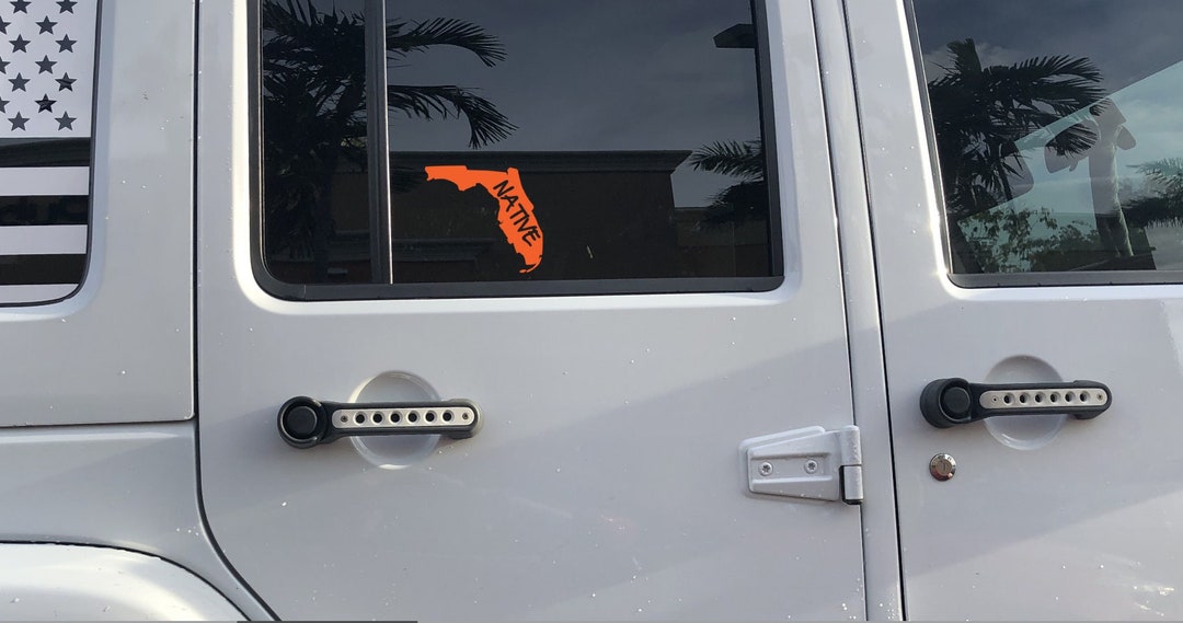 Florida Native Vinyl Decal - Florida Decal - Use on Car, Window, Glass ...