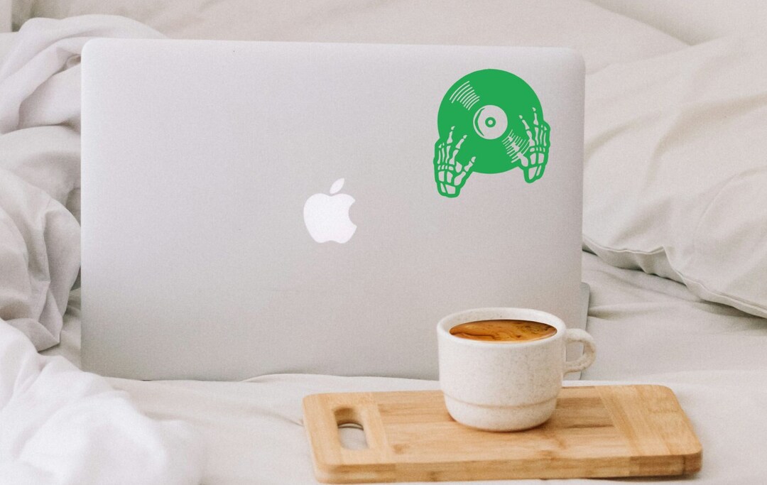 Record Collector Decal - Record Scratch With Skeleton Hands Vinyl ...