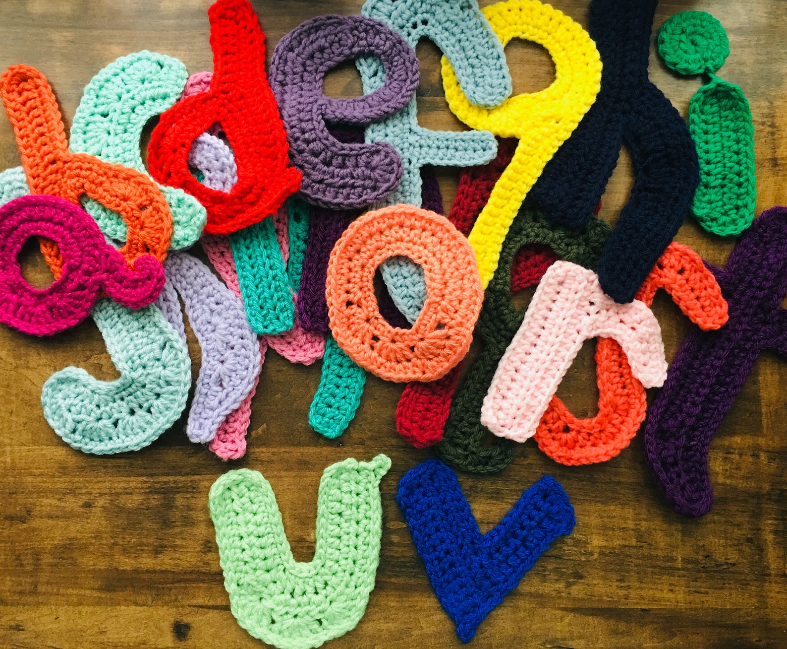 Crochet ALPHABET Crochet Letters PATTERN Only Pdf Instant | Etsy