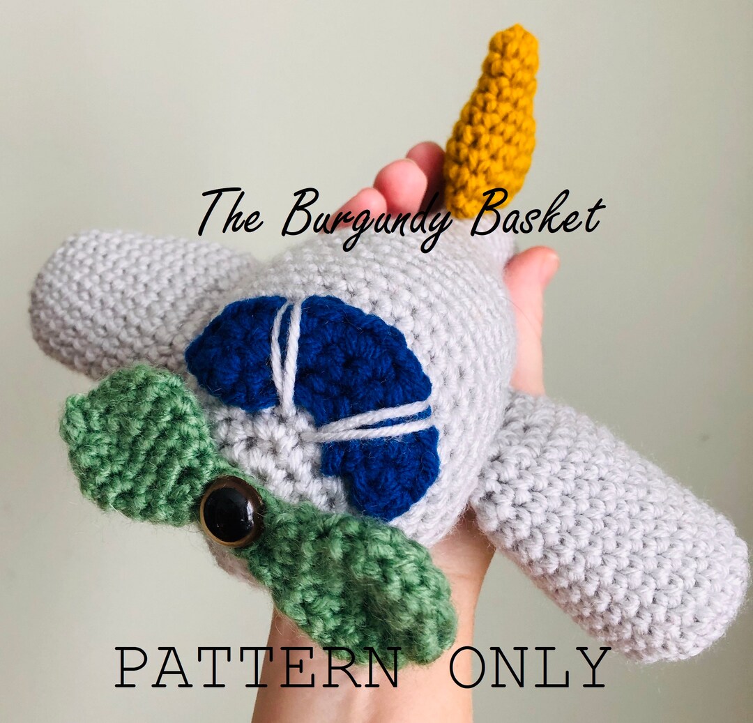 Crochet AIRPLANE TOY, *PATTERN Only* Pdf Instant Download, Digital ...
