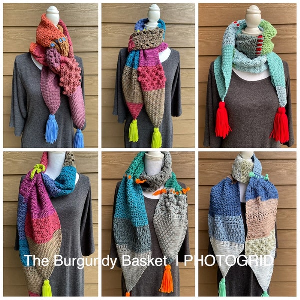 Boho Scarf Pattern - Etsy