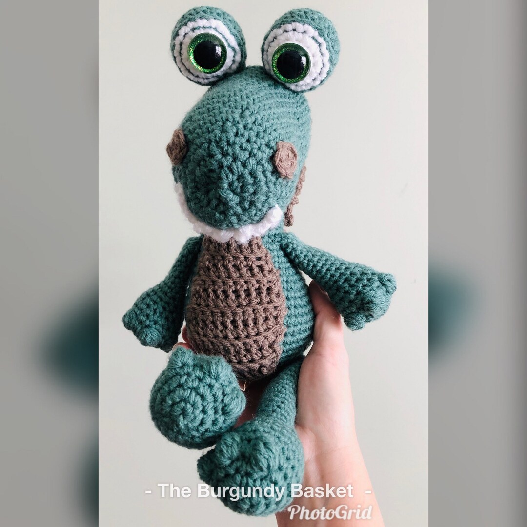 Baby A Crochet ALLIGATOR, Crochet Baby Crocodile, *PATTERN Only* Pdf ...