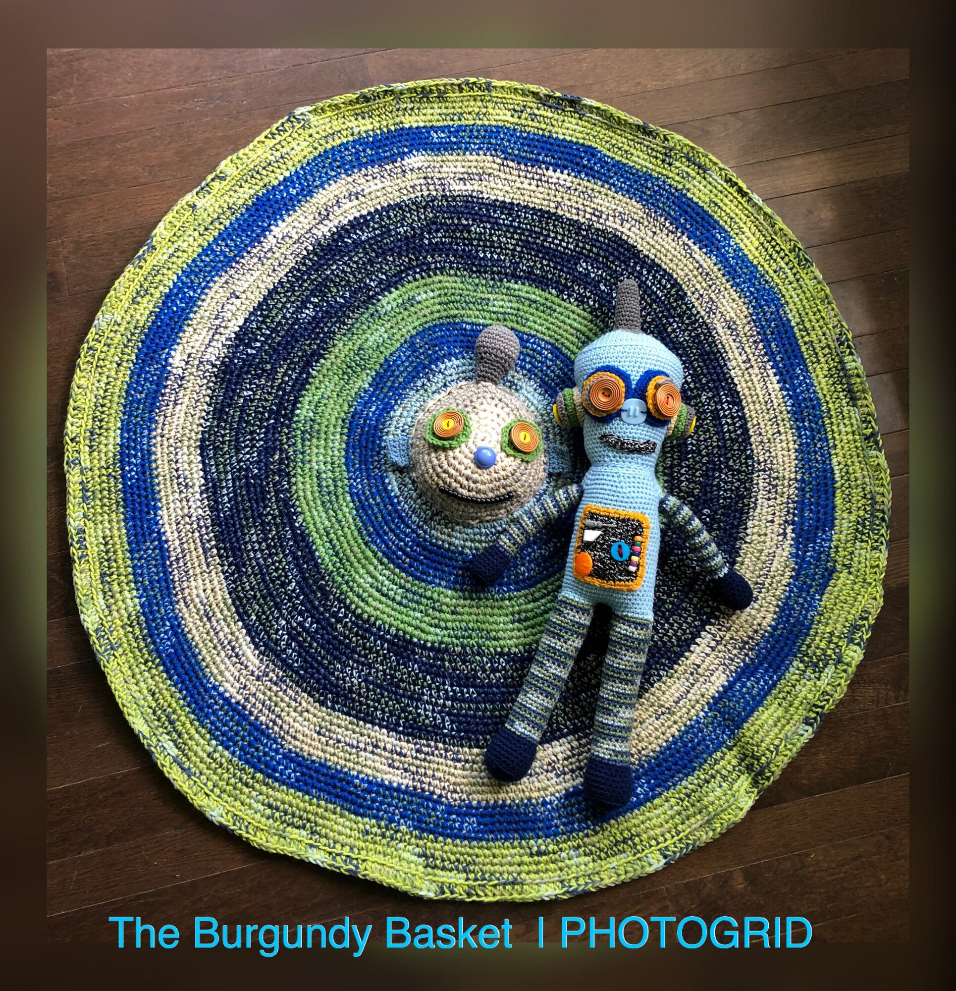 Crochet ROBOT RoBOT RUG Playmat PaTTERN Only Baby Toys | Etsy