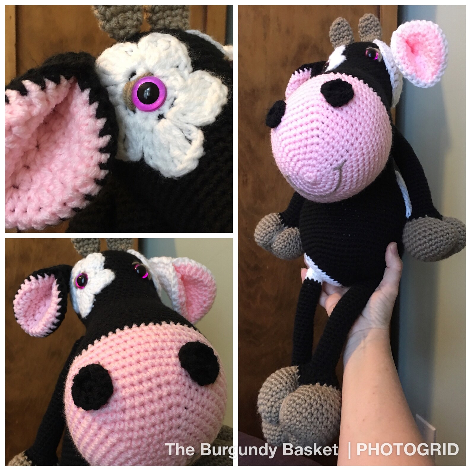 Cocoa the COW, Crochet Cowpattern Only Pdf Instant Download, Digital ...