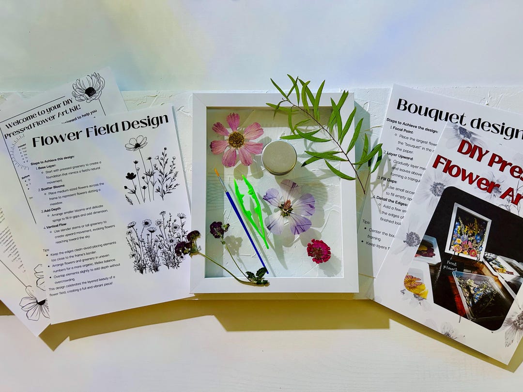 DIY Pressed Flower Art Kit- Part 2 Flower Selections - Etsy