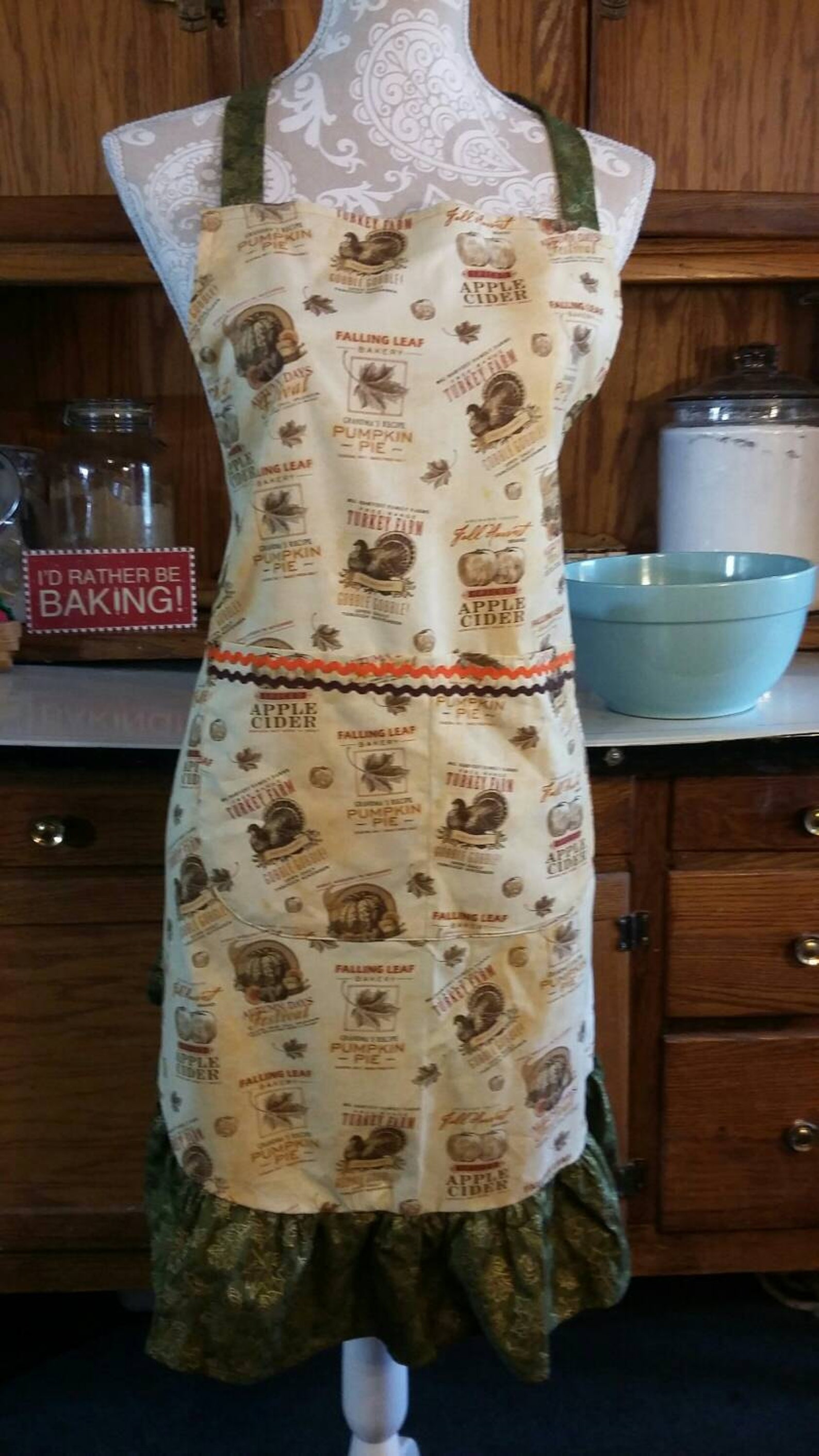 Autumn Bakery Apron - Etsy