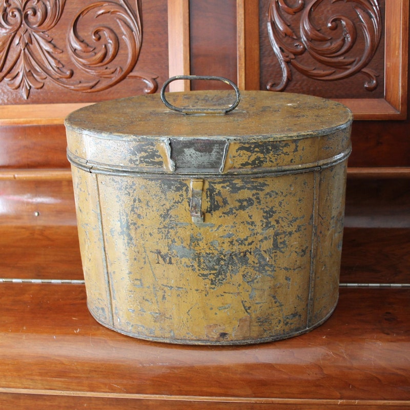 Victorian Hat Box - Etsy