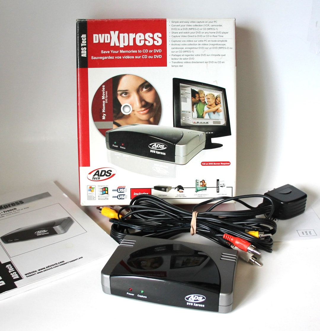 DVD Xpress Capture Media Convertor Publish Video Make Movies - Etsy