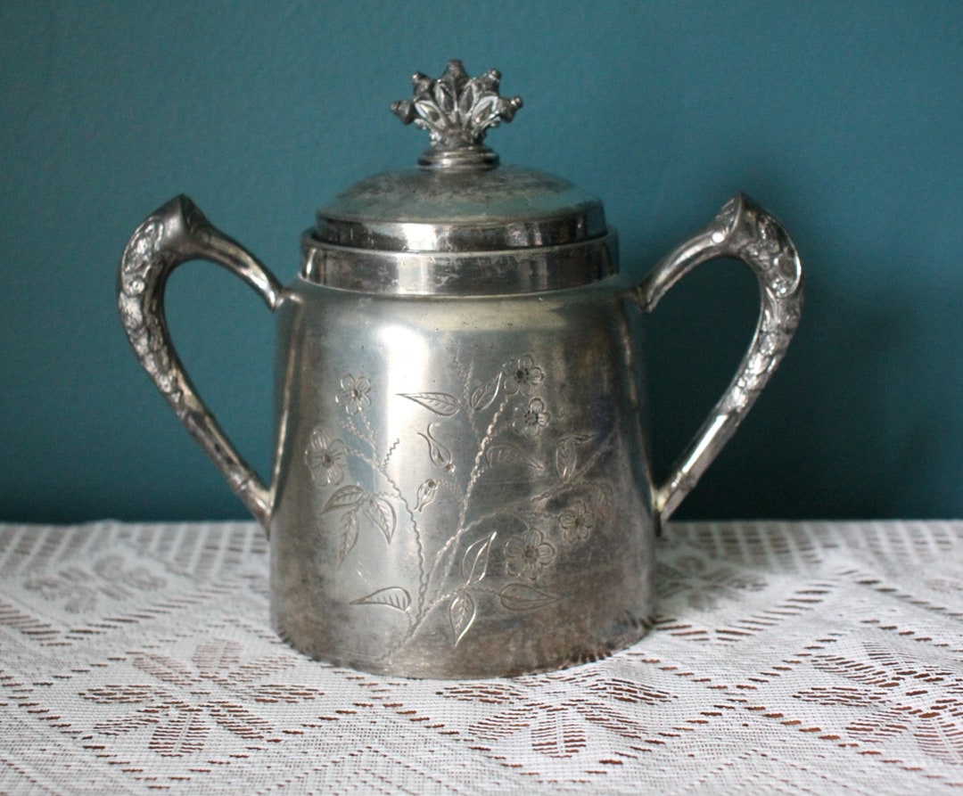 Victorian Quadruple Plated Sugar Bowl, Acme Silver Company, Circa 1880 ...