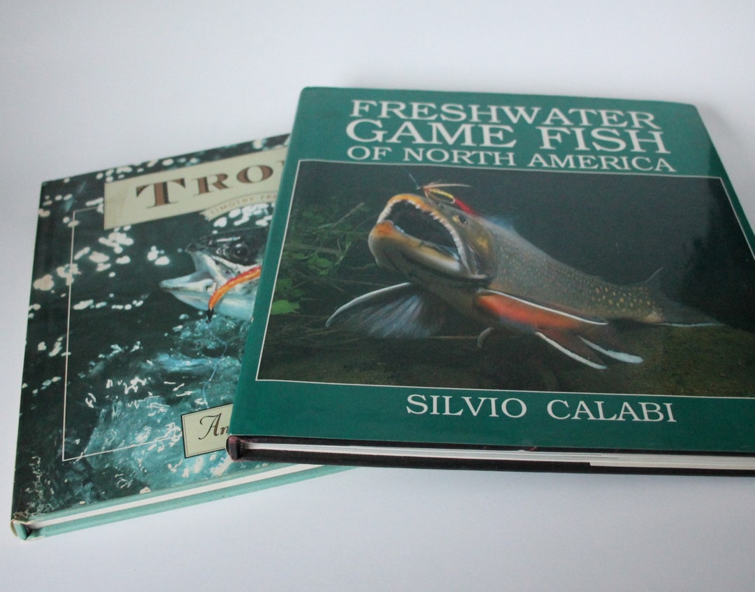 Fishing Books Freshwater Game Fish Trout Anglers Guide Set of Two - Etsy