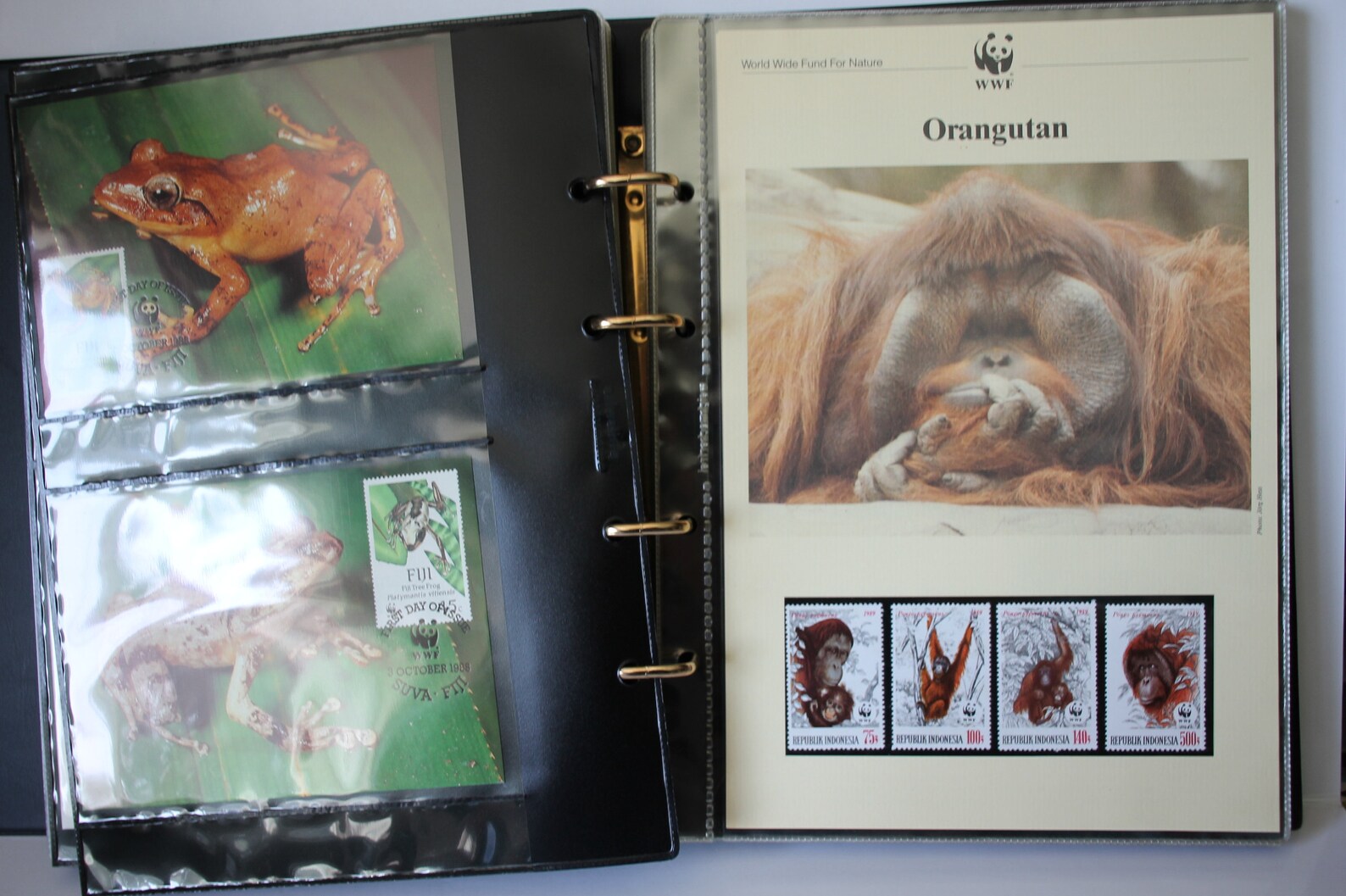 World Wildlife Federation Stamp Collection 1983 to 1989 Deluxe Edition ...