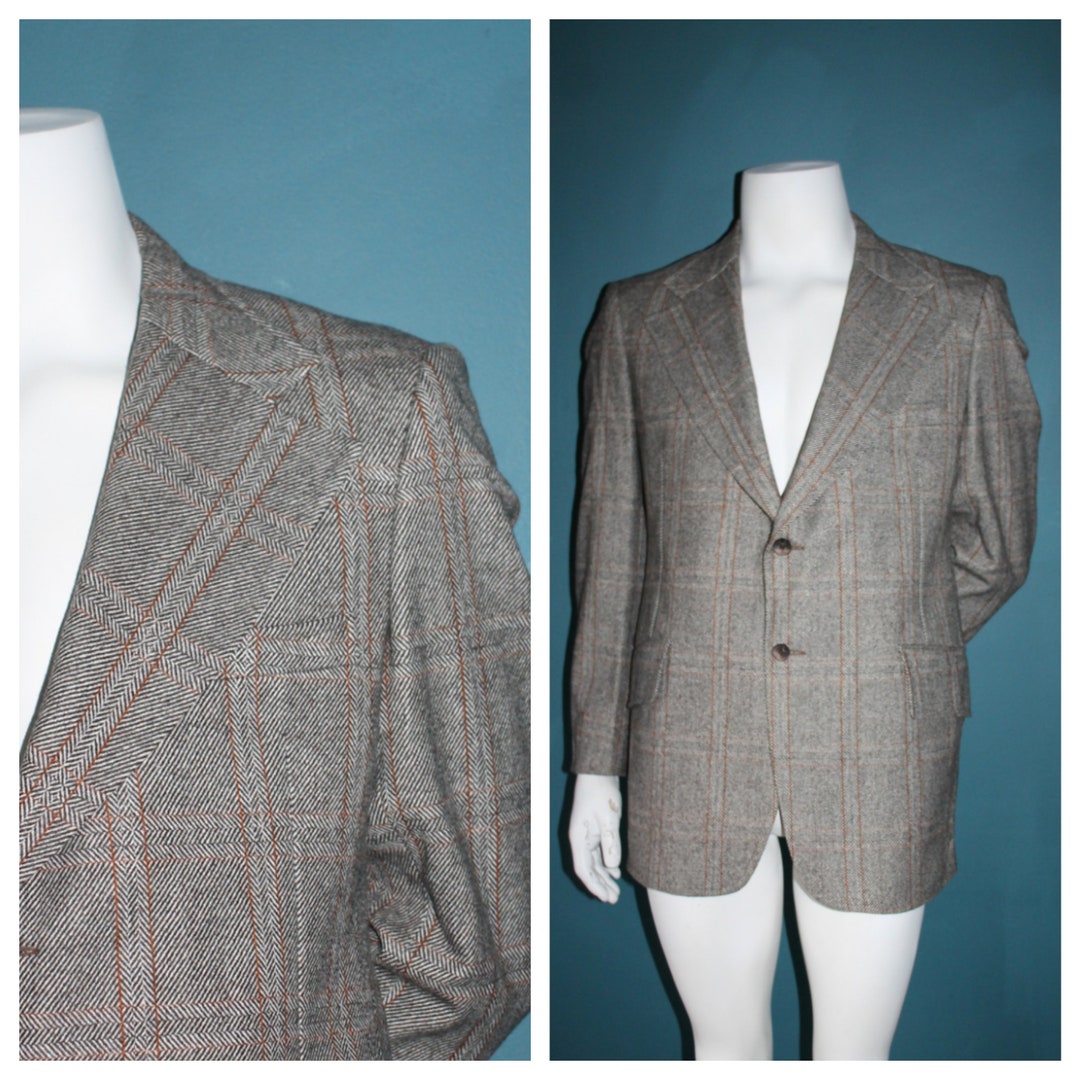 Grey Glen Check Jacket Harmony Hall International Collection - Etsy