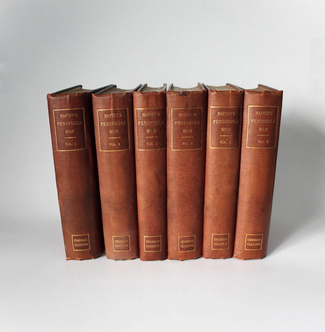 Napier's Peninsula War Six Volume Set Warne Chandos Classics 1886 ...