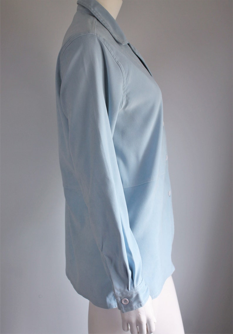 Vintage 1980's Pale Blue Shirt Fairweather Medium - Etsy