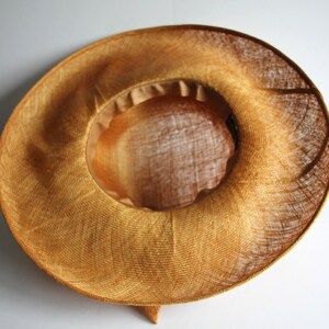 Vintage Wide Brimmed Sun Hat Facinie Summer Formal - Etsy