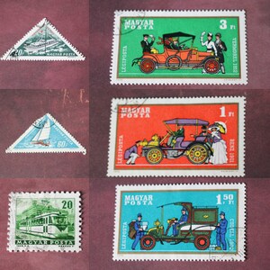 Transportation Stamps Hungary 1950's 1960's - Etsy