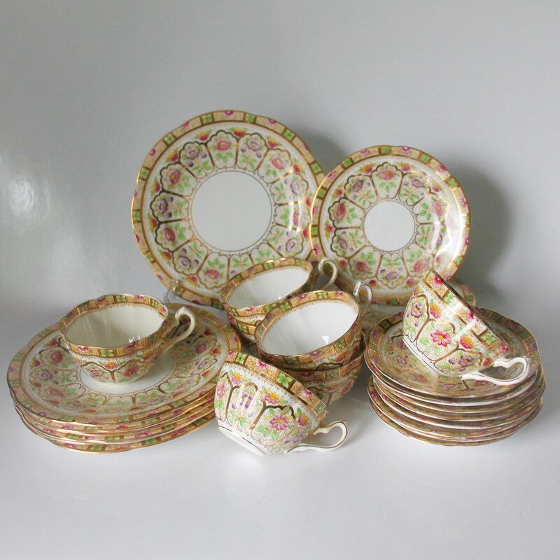 Antique China Set - Etsy