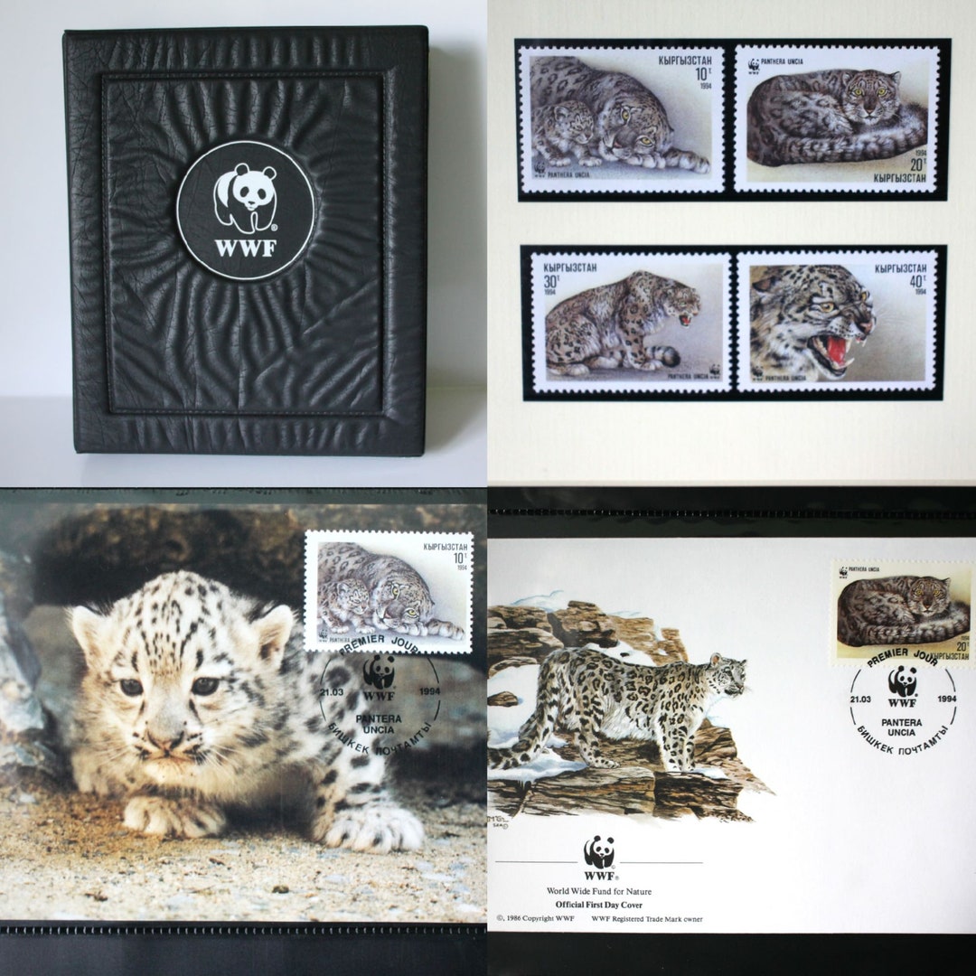 World Wildlife Federation Stamp Collection 1993 to 1994 Deluxe Edition ...