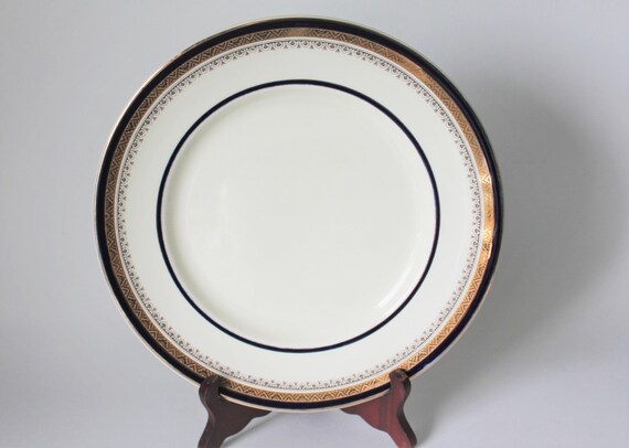 Dinner Plate Myott Royal Crown the Crowning Cobalt Blue | Etsy