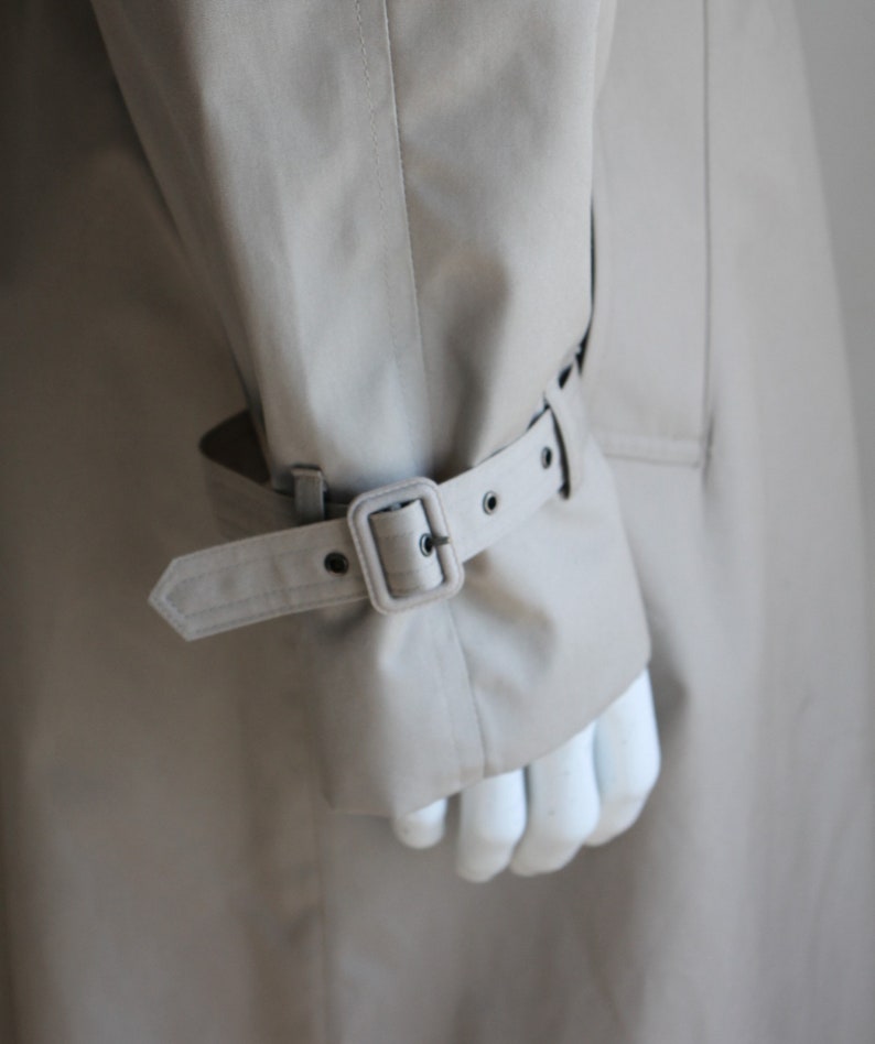 1980's Trench Coat by Moores Zip Out Lining 42 Regular - Etsy Canada