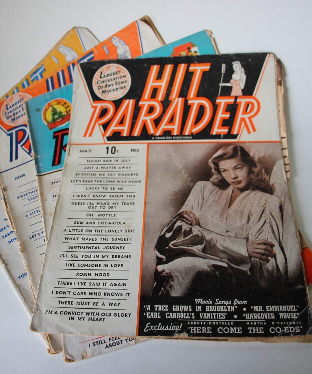 1940's Hit Parader Magazines, Song Lyrics - Etsy