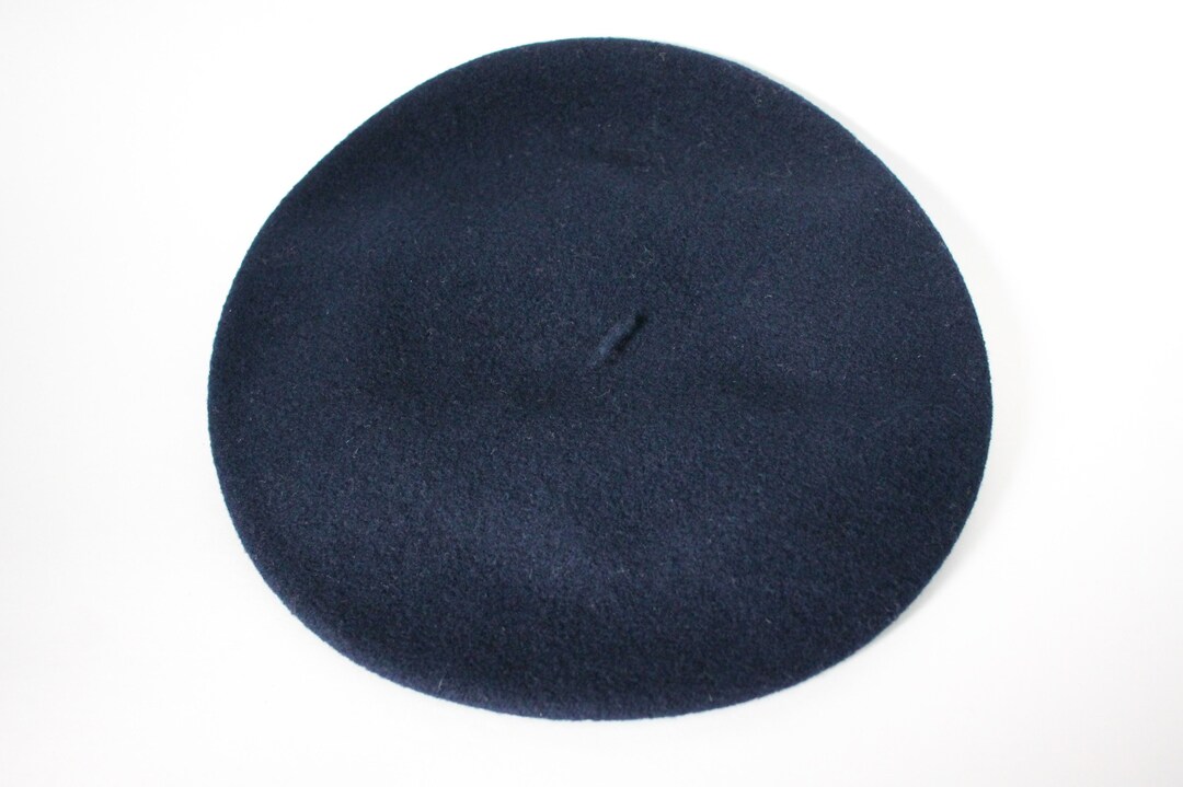 Navy Wool Beret Royal England Blue Cap - Etsy