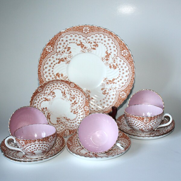 Pink Tea Cup Set - Etsy