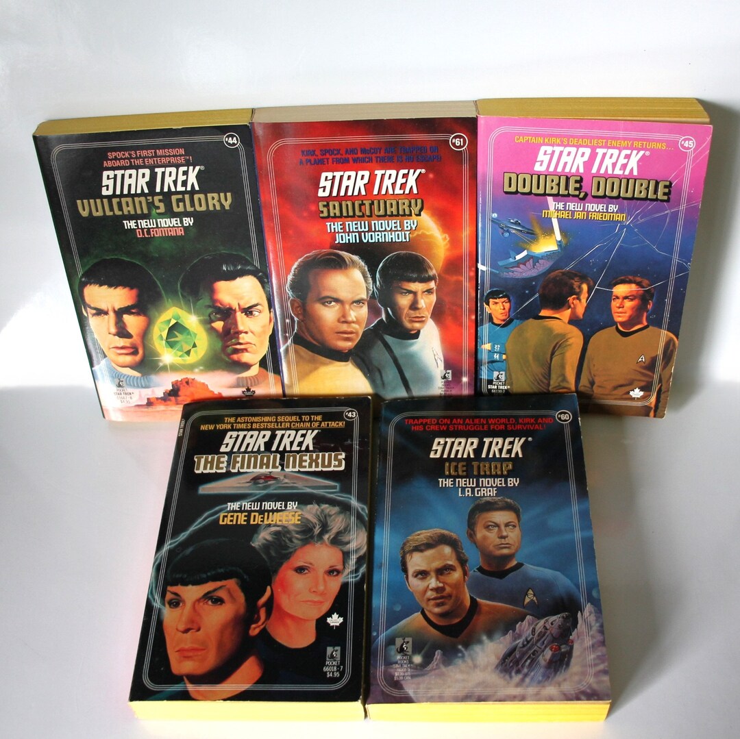 Vintage Star Trek Books Pocket Editions 1980's - Etsy