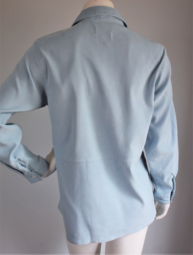 Vintage 1980's Pale Blue Shirt Fairweather Medium - Etsy