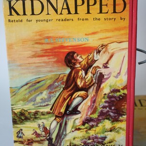 Children's Book, Kidnapped, Robert L Stevenson, Spring Books, 1950's - Etsy